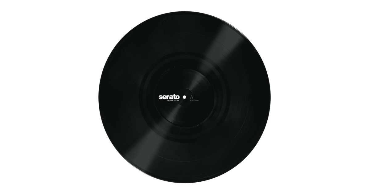 12" Serato Standard Colors - BLACK (Single) | serato.com | Vinyl & Merch